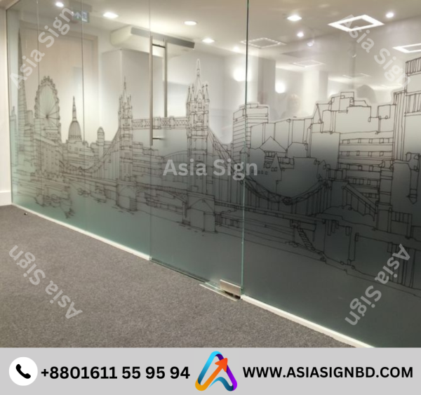 GLASS STICKER - ASIA SIGN BD