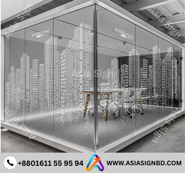 GLASS STICKER - ASIA SIGN BD